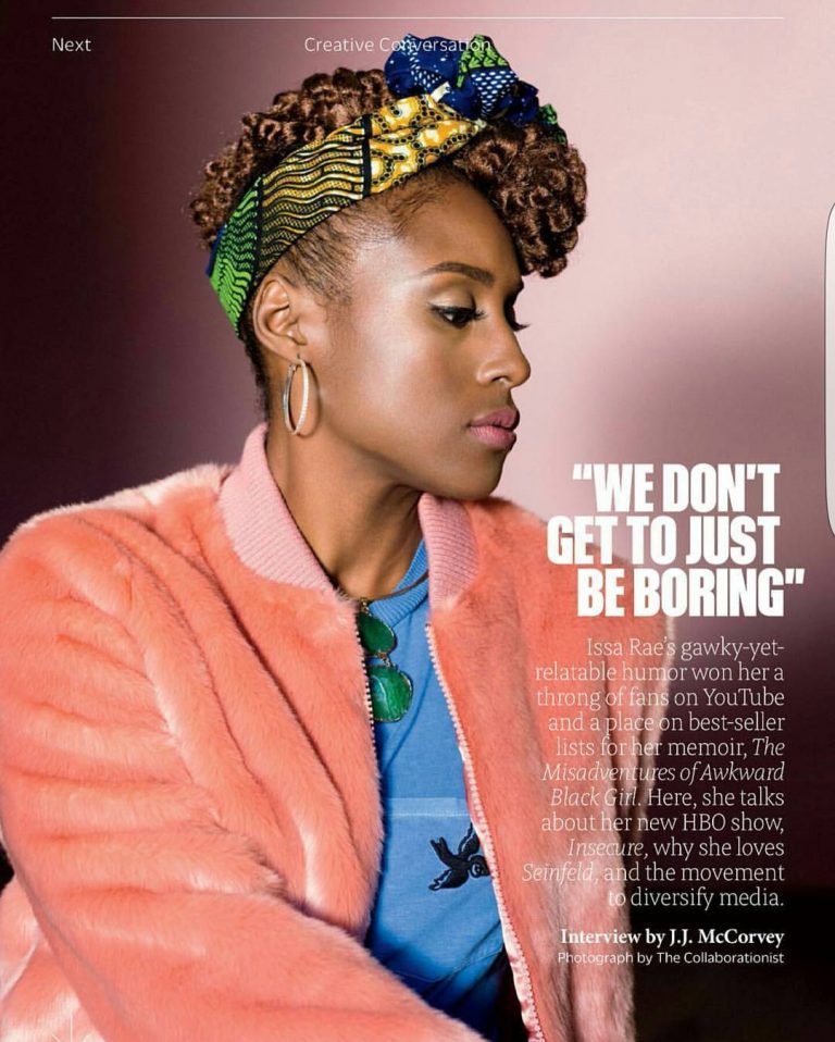 Magazine: Issa Rae for Fast Company Magazine November 2016 – All Things ...