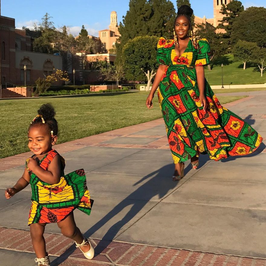 Mommy & Me: Dunnie O and Zion Olori in the Mommy and Me Set by Koko ...