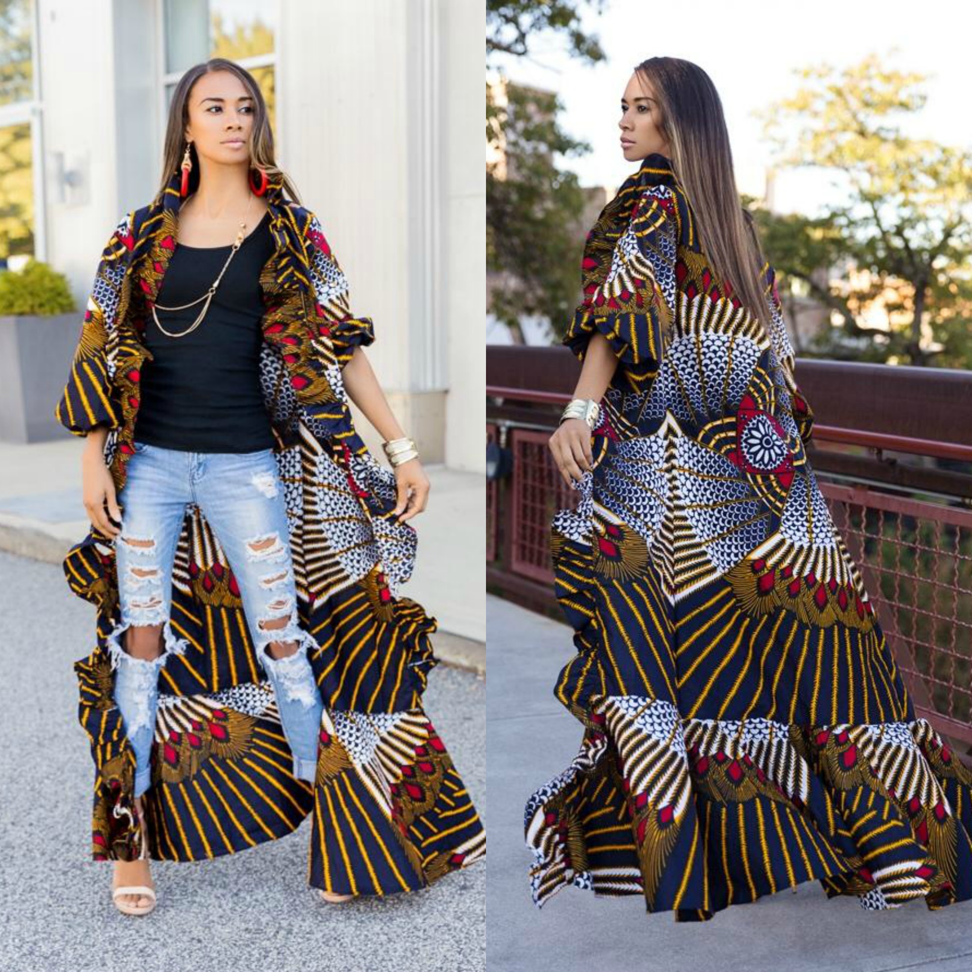Ankara Product of the Day: Trish Duster by Melange Mode – All Things ...