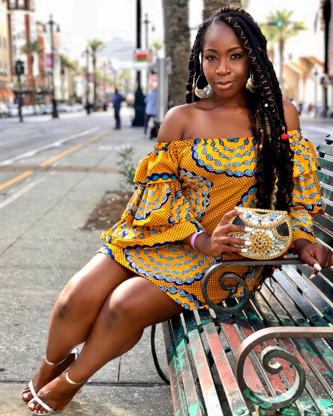 Ankara Street Style of the Day: Dunnie O in the Tami Stoned Ankara ...