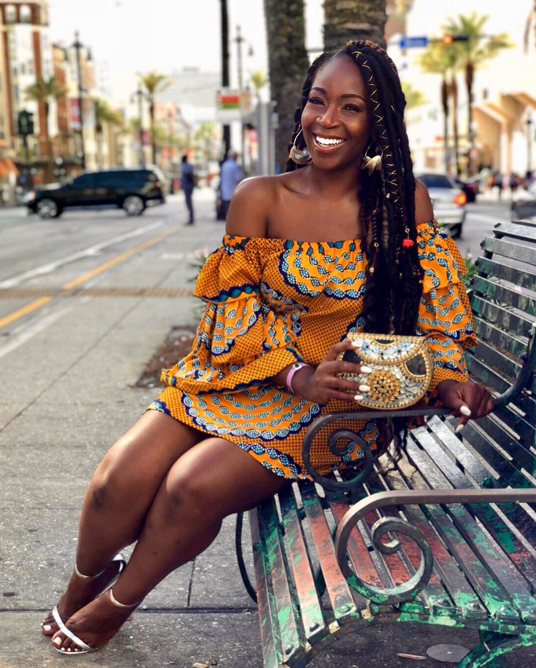 Ankara Street Style of the Day: Dunnie O in the Tami Stoned Ankara ...