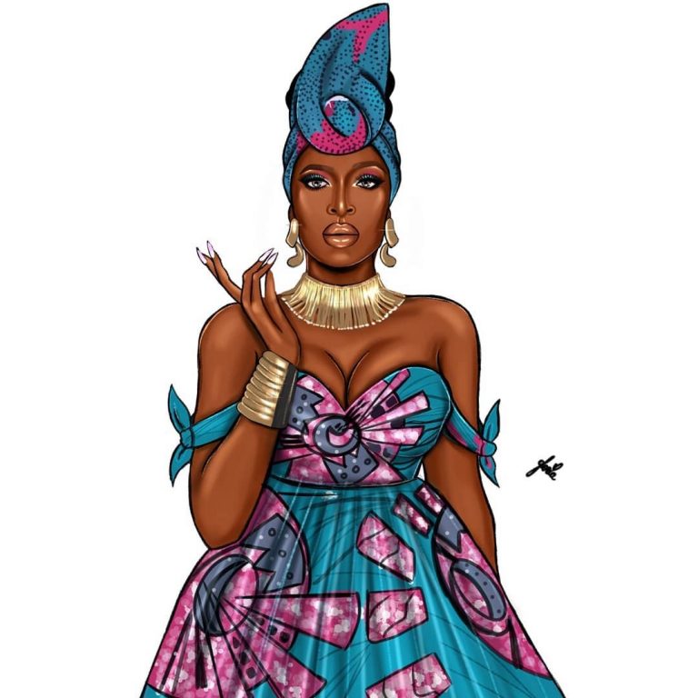 Illustration: African Queens (Part 2) by Gloria William featuring Ronke ...